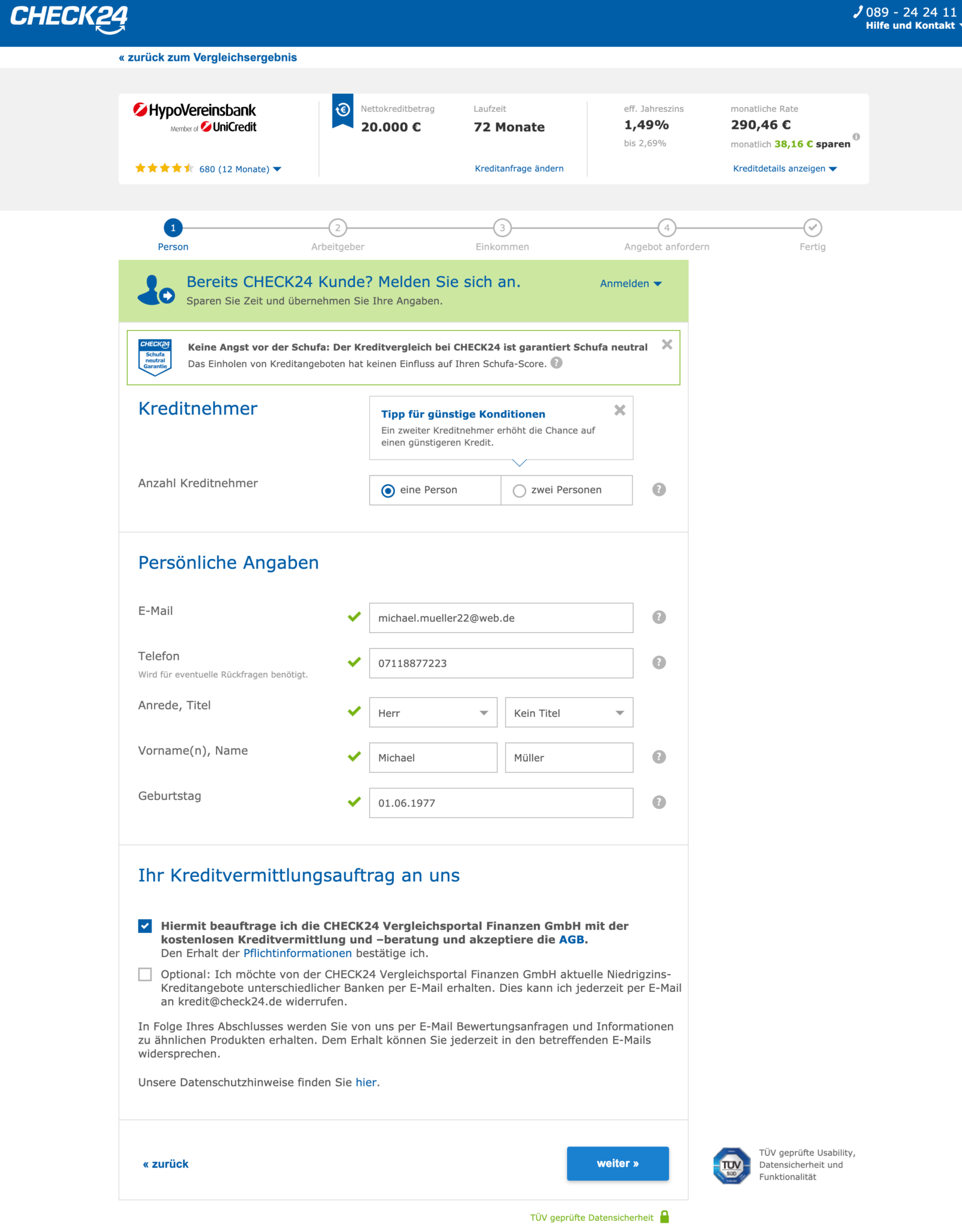 Check24 Kredit Abgelehnt 5 Gr 252 Nde Und 1 Alternative