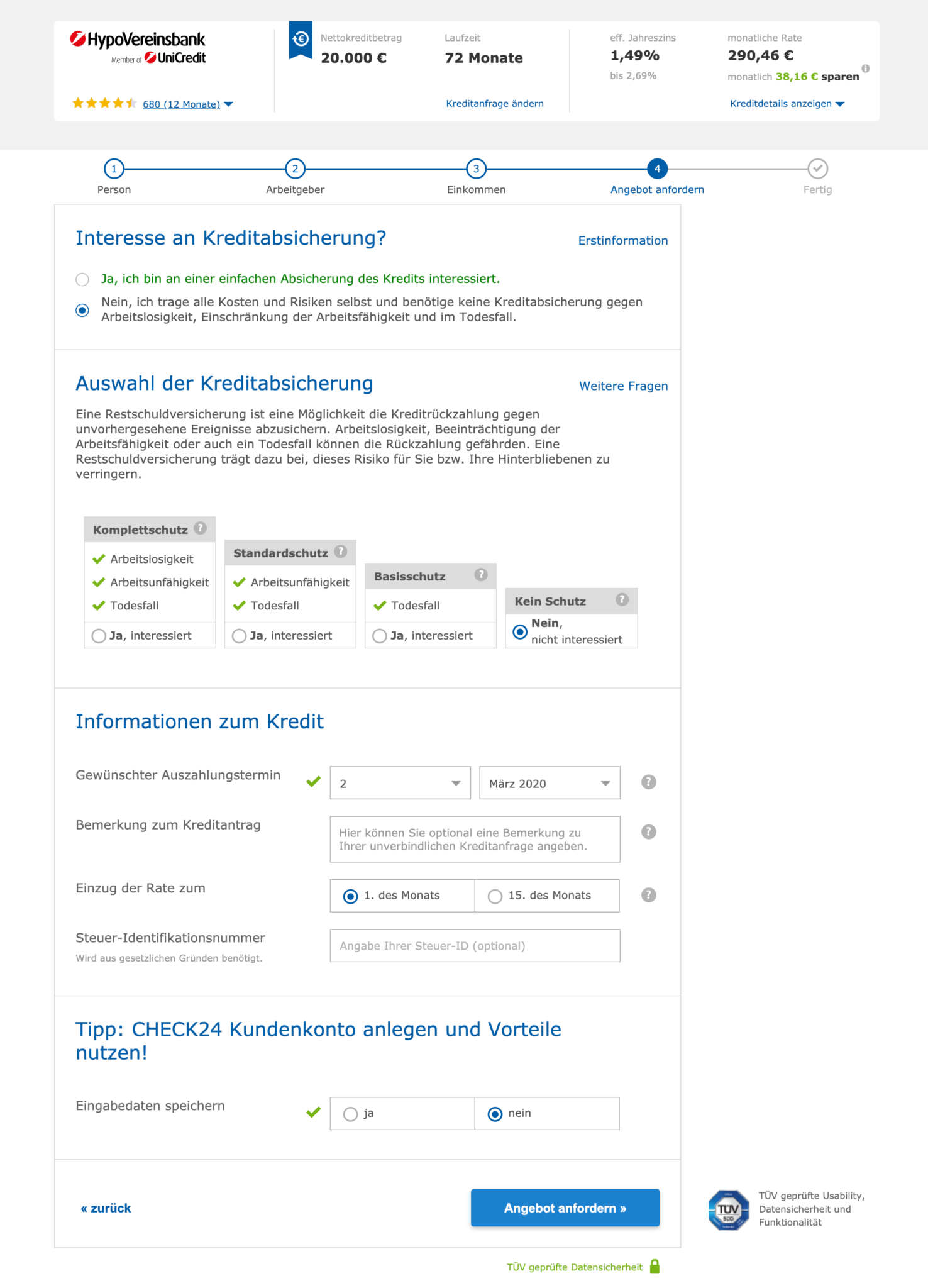 Check24 Kreditvergleich Erweiterung Um Zwei Dienstleister